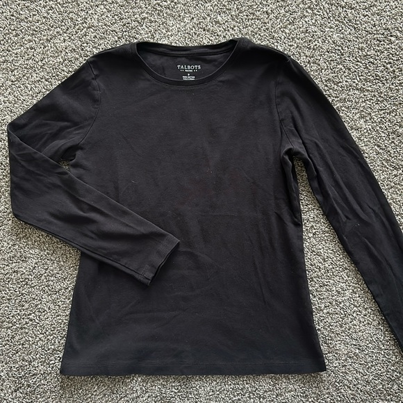 Talbots | Tops | Plain Black Long Sleeve | Poshmark